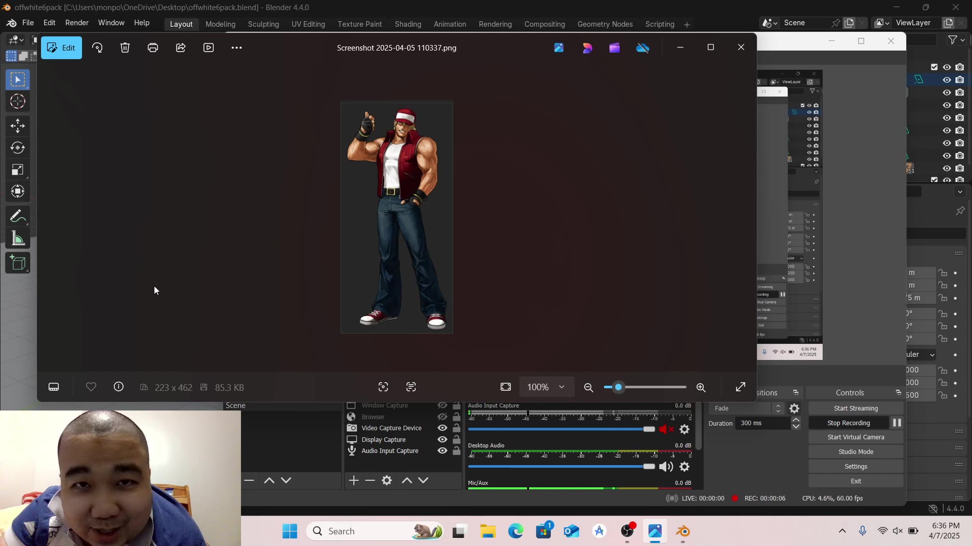 Creating a Fighting Game Legend in Blender | Full Character Showcase