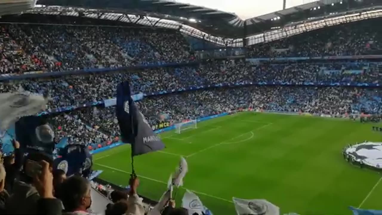 Manchester City vs Real Madrid (UEFA Champions League) splendid atmosphere