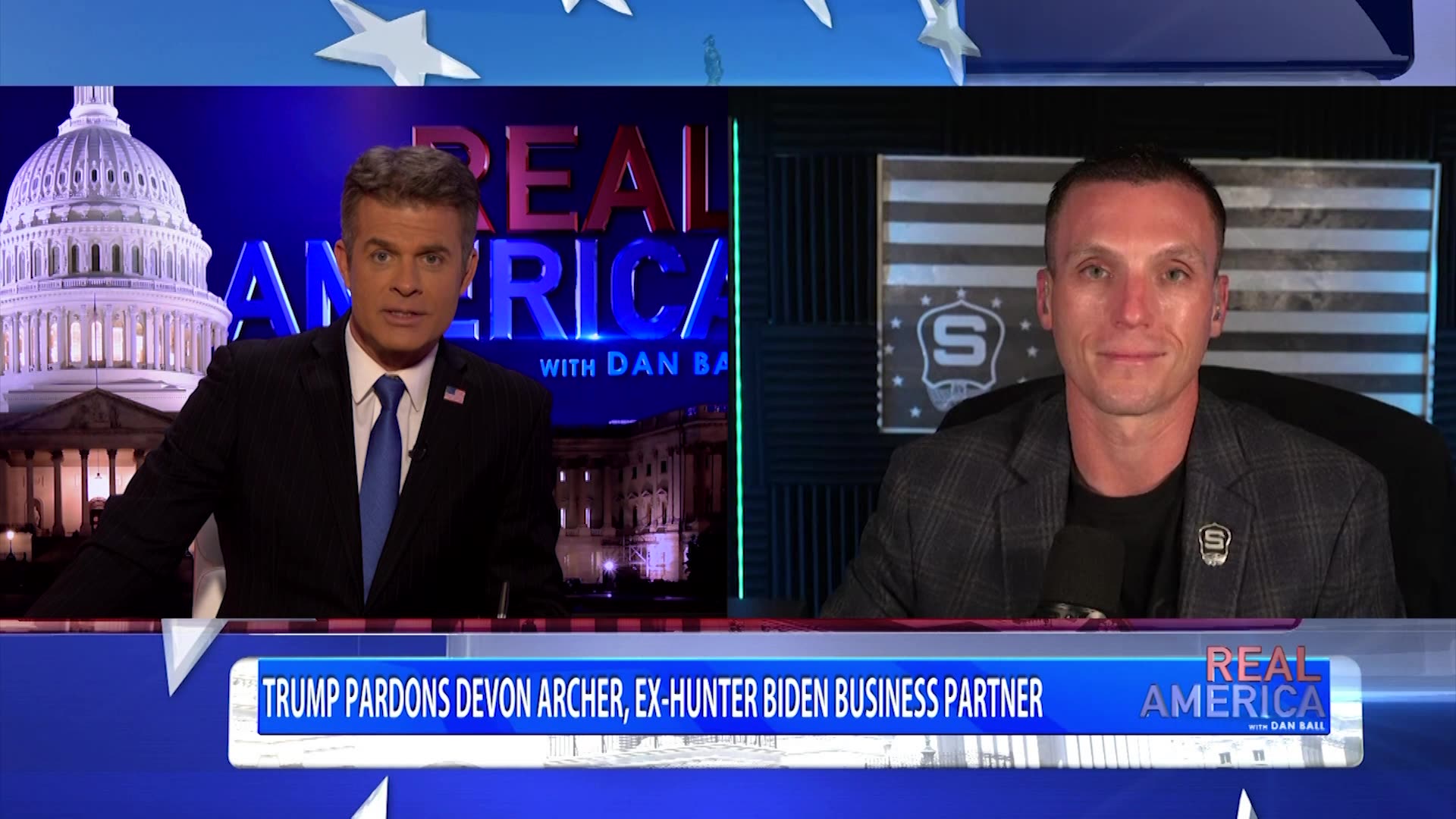 REAL AMERICA -- Dan Ball W/ Steve Friend, Pres. Trump Pardons Devon ...