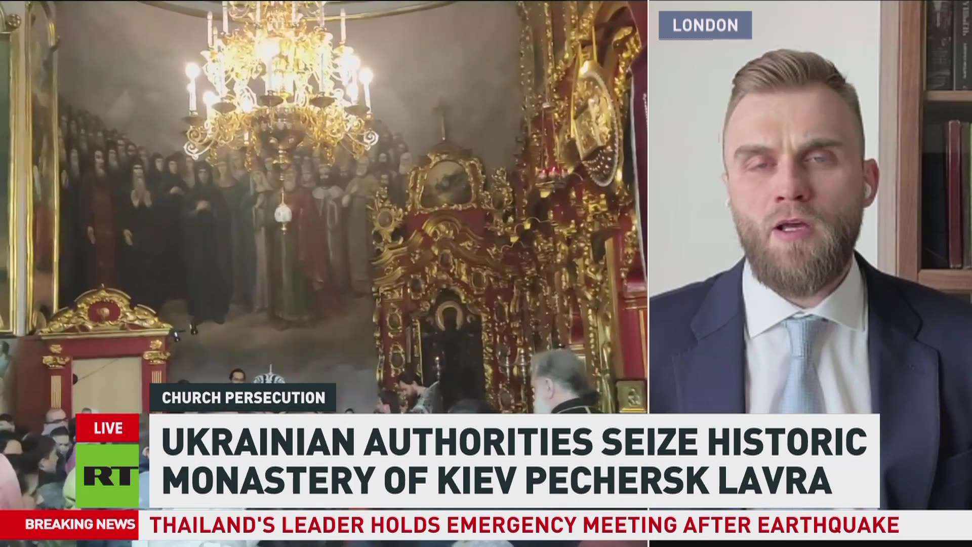 Artem Dmytruk talks to RT about Ukrainian authorities seizing historic ...