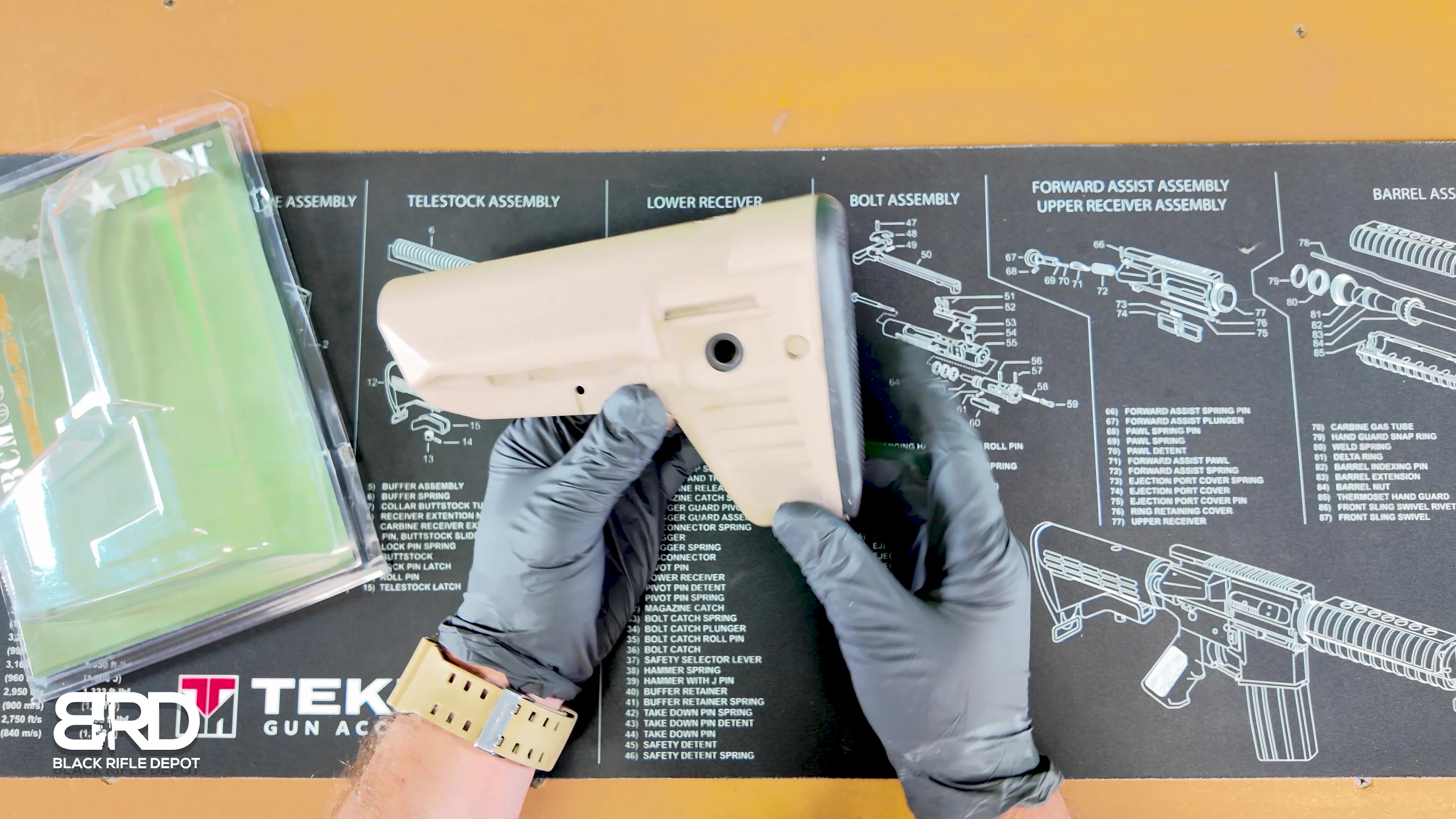 BCM Mod 1 SOPMOD Stock Unboxing & First Impressions | Black Rifle Depot
