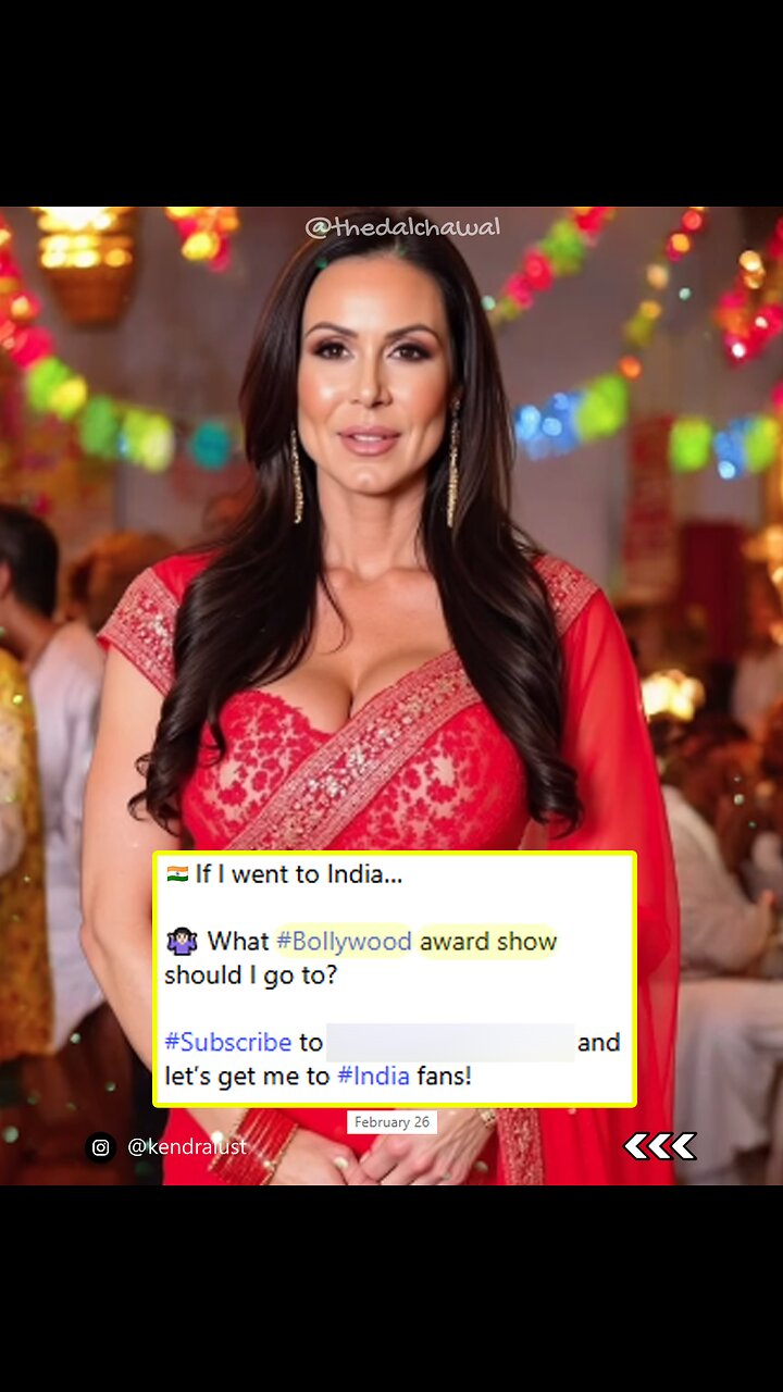 American Adult Star Kendra Lust’s Obsession with India… | The Dal Chawal