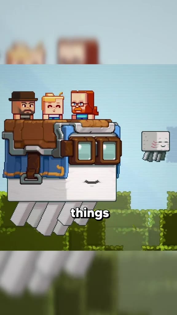 RIDEABLE GHASTS COMING TO MINECRAFT