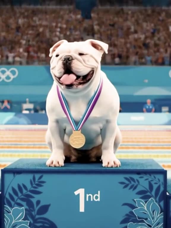 "Dog Athletes Dive for Gold! 🐶🏊‍♂️ Hilarious Pool Competition – Who’s ...