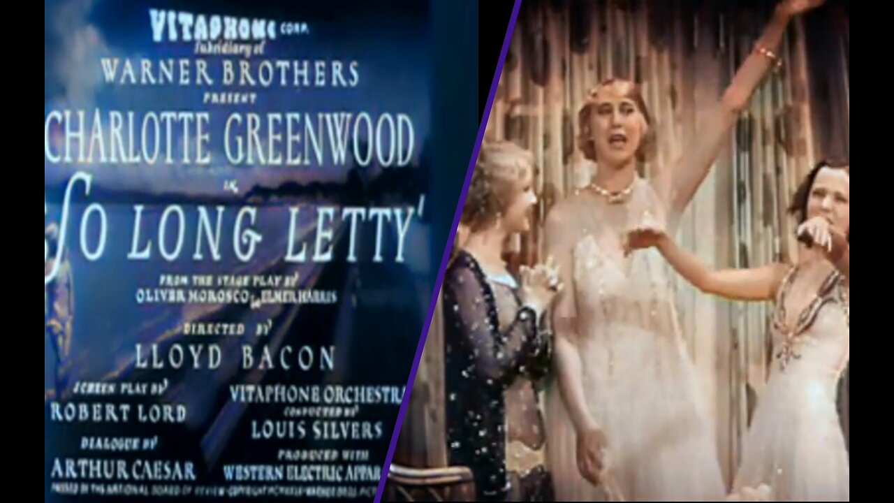 Colorized and Restored ~ So Long Letty (1929) – Zany Jazz Age Comedy ...