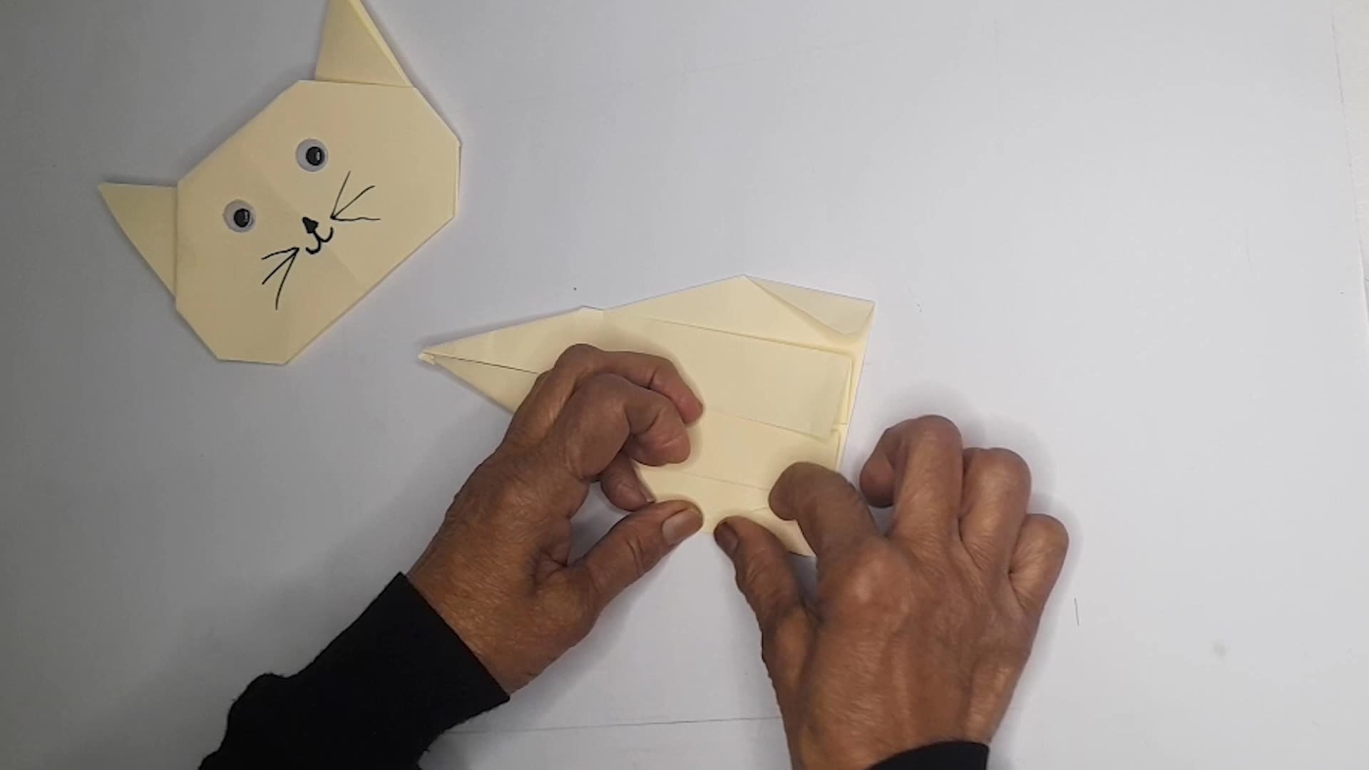 How to Make a Paper Cat Model | Easy DIY Paper Animal Craft