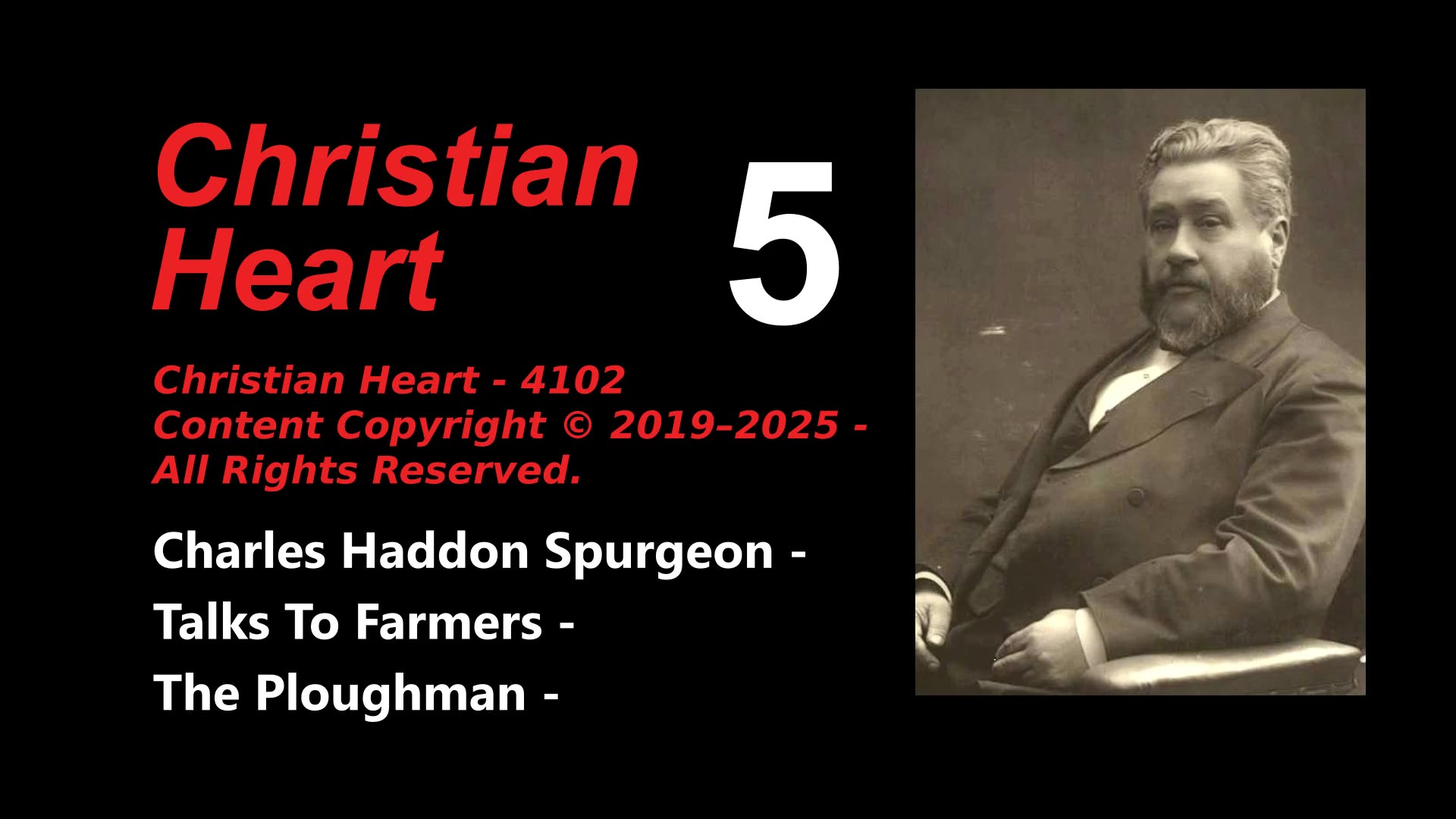 5_ Charles Haddon Spurgeon - Talks To Farmers - The Ploughman
