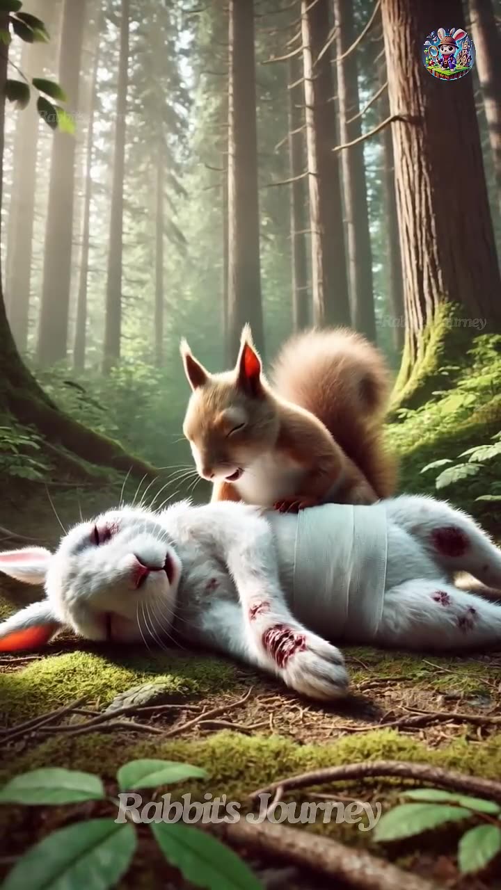 Poor rabbit, all he wanted was grapes. 🐰 #RabbitRescue #CuteAnimals # ...