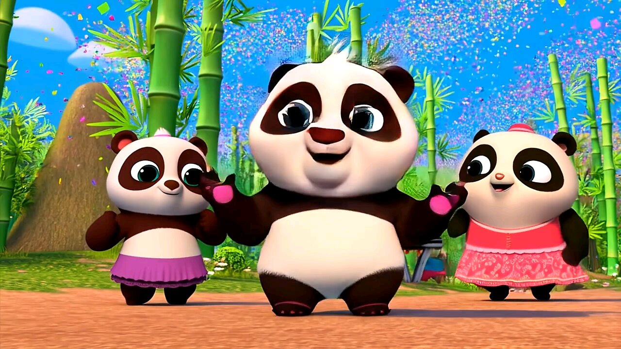 Panda Fun Adventure | Cute Panda | kids English Nursery Rhyme