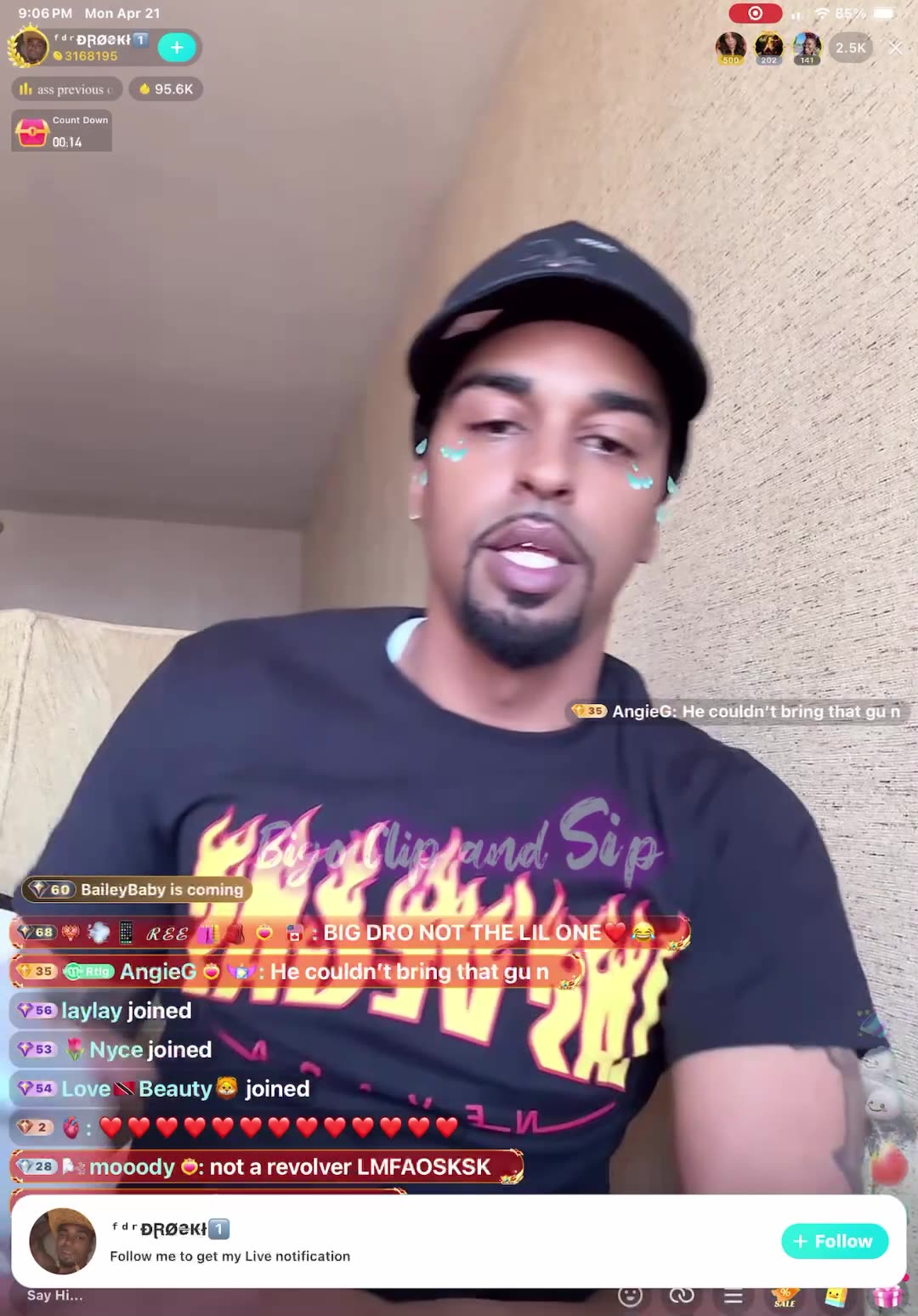 Droski lines NoCap n talk about Miami content house n Vegas show 4/22 ...