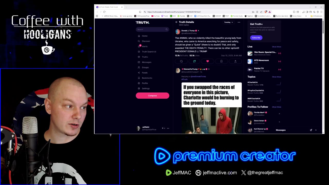 Charlie Kirk Assassinated | Threats from Kid with Guns | UFO’s | More ...