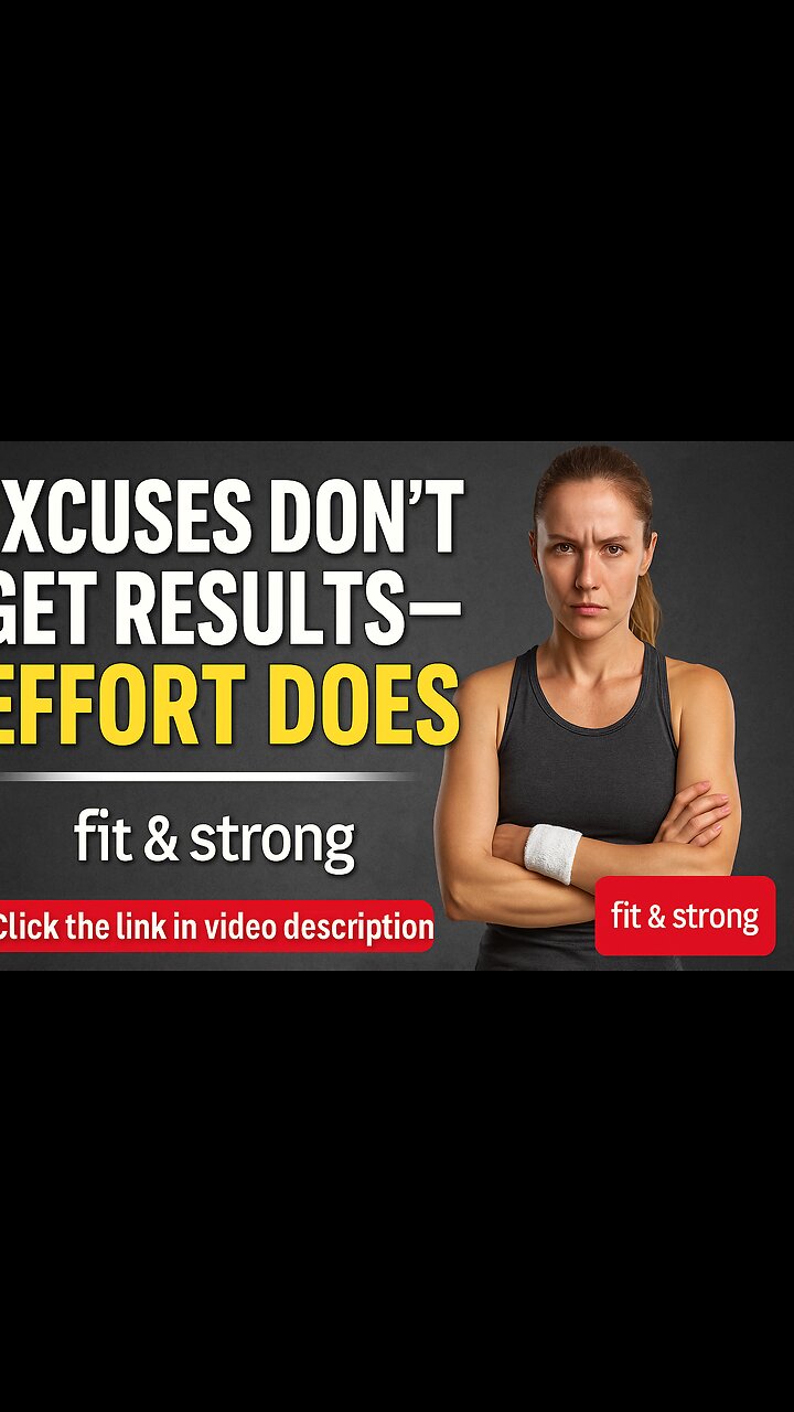 Excuses vs. Effort — Only One Brings Results