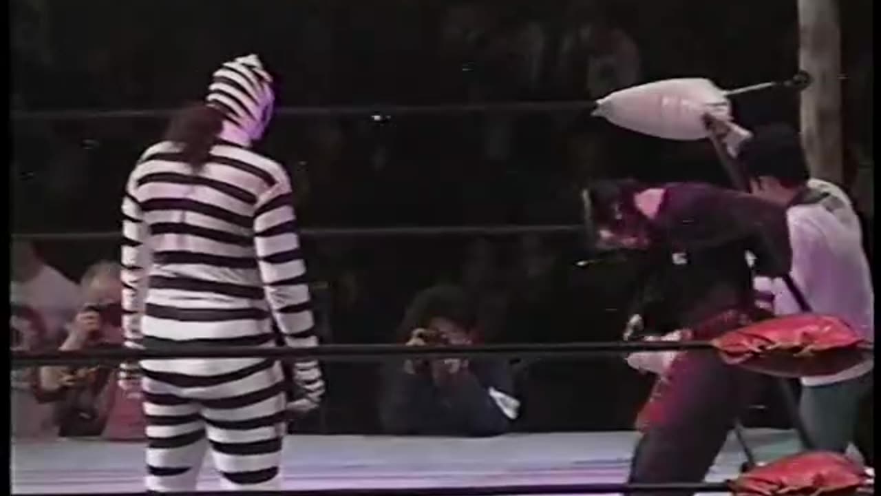 Michinoku Pro The Great Sasuke & Giant Zebra vs Mr.Pogo & Gran Naniwa ...