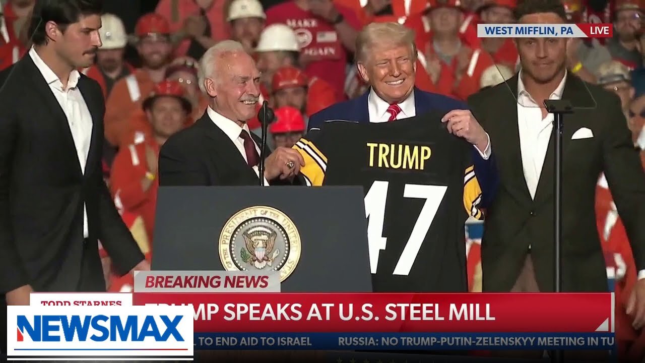 Trump meets with Pittsburgh Steelers legends, Quarterback