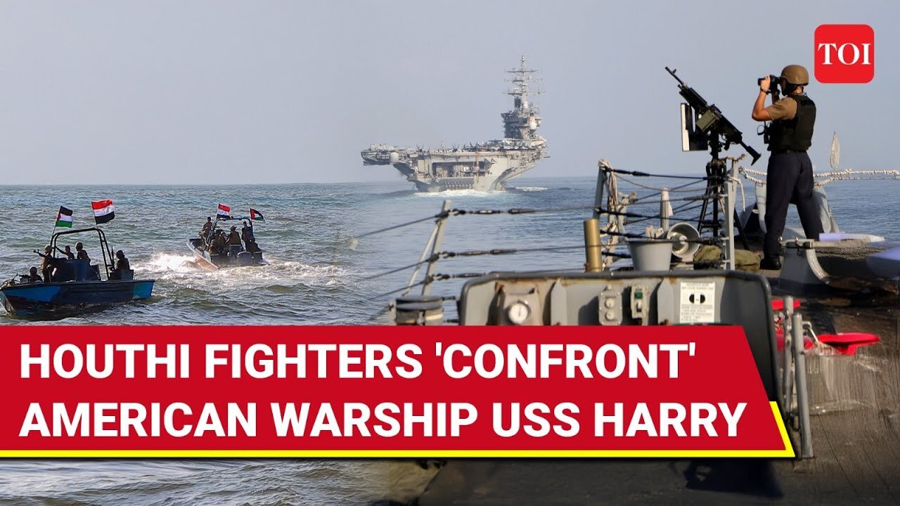 Stunning Battle In Red Sea; Houthis 'Confront U.S Aircraft Carrier For ...
