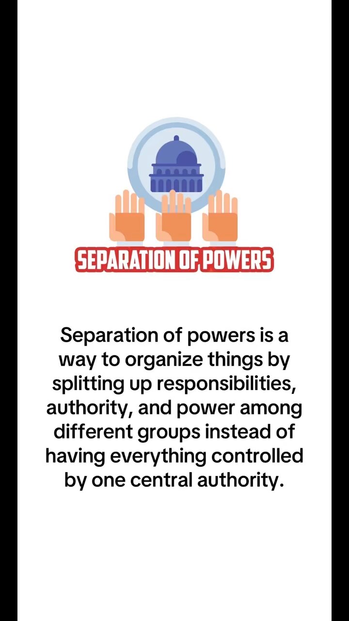 What is Separation of Powers?