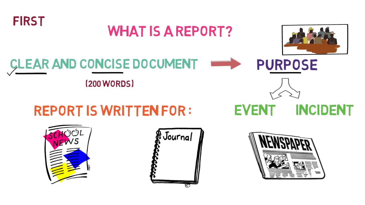 Report Writing How to write a Report Format Example Blood Donation Camp