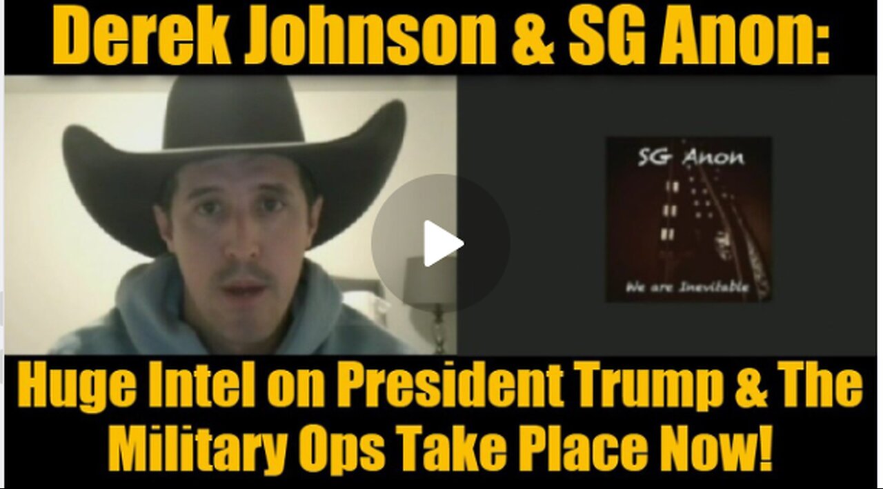Derek Johnson & SG Anon: Huge Intel on President Trump & The Military ...