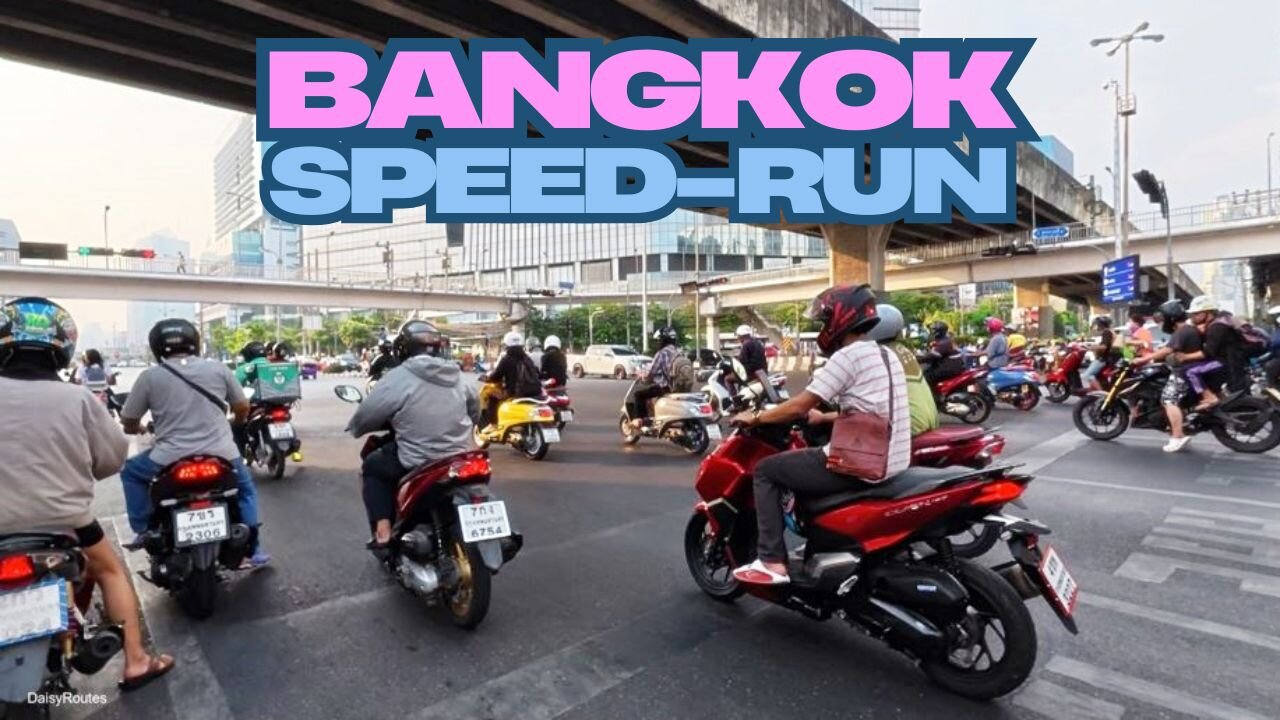 Bangkok Speedrun: POV 4K Bike Ride through the City