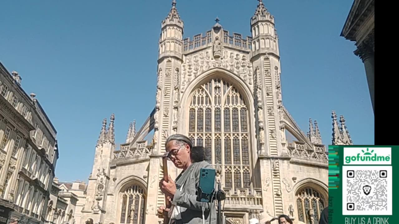 Jazz Nano Street Edition: Busking in Bath, England: 2025 Tour in UK