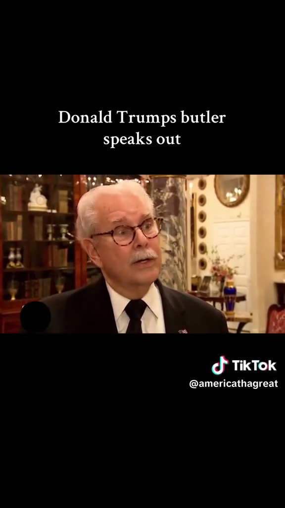 President Donald J. Trump's butler Tony speaks out