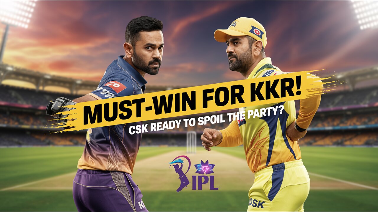 Kolkata Knight Riders vs Chennai Super Kings LIVE Score, IPL 2025