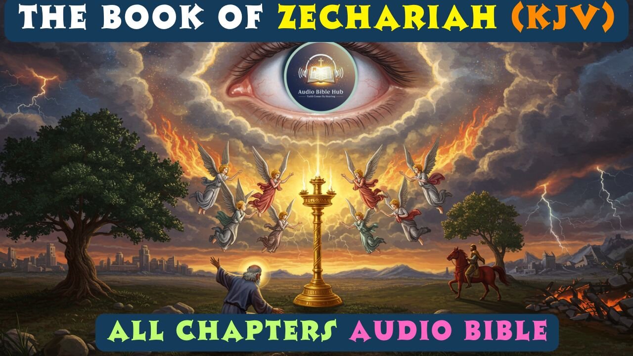 The Book of Zechariah (KJV) - Full Audio Bible | Visions, Angels ...