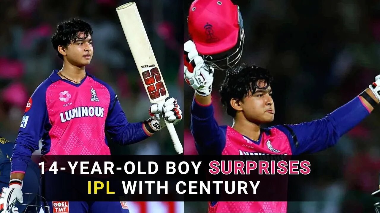 IPL shakes up in 14 years! Vaibhav Suryavanshi's record century 🔥 | IPL ...