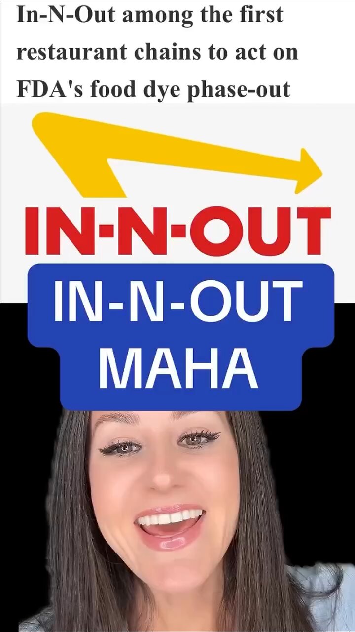 Captioned - In N Out is getting rid of artificial dyes in foods