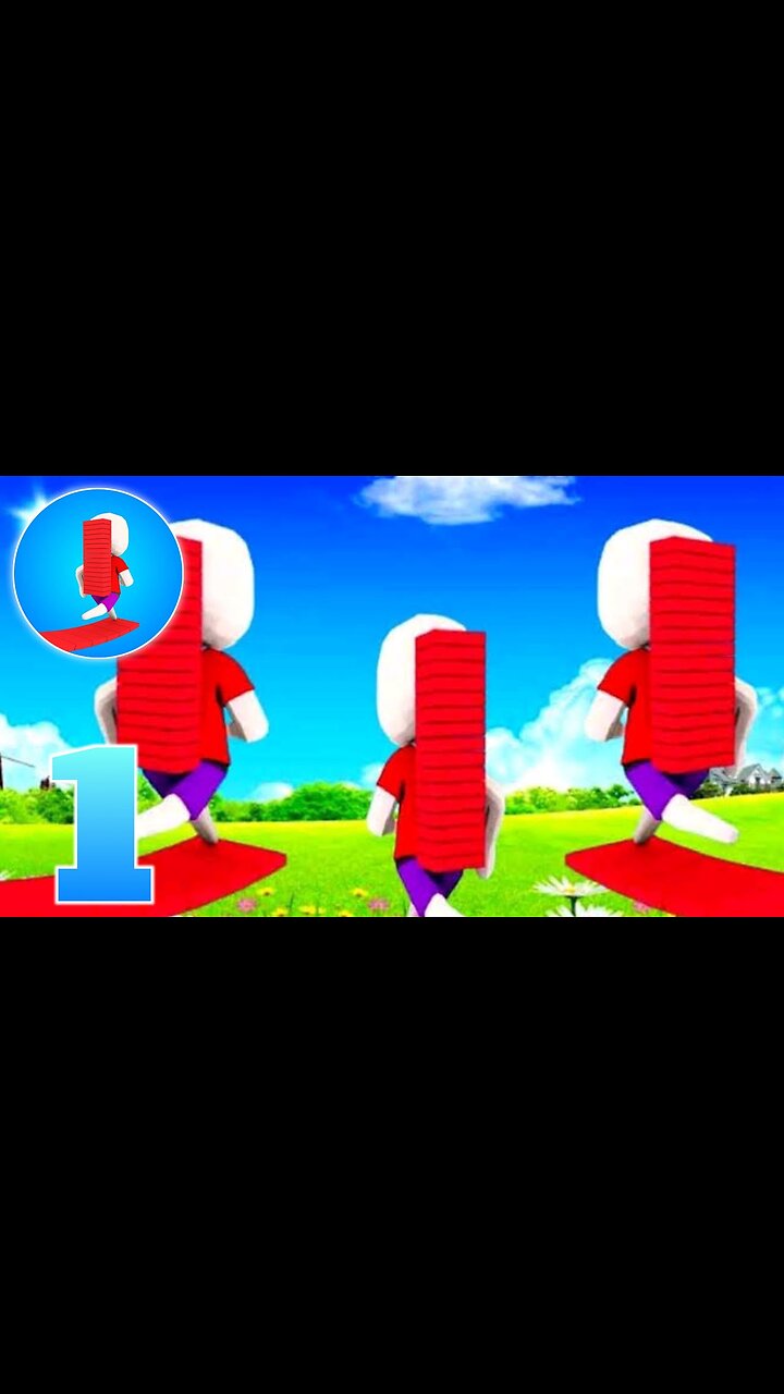 Bridge Race - Gameplay Walkthrough | Kamal Gameplay | Part 1 (Android, iOS)