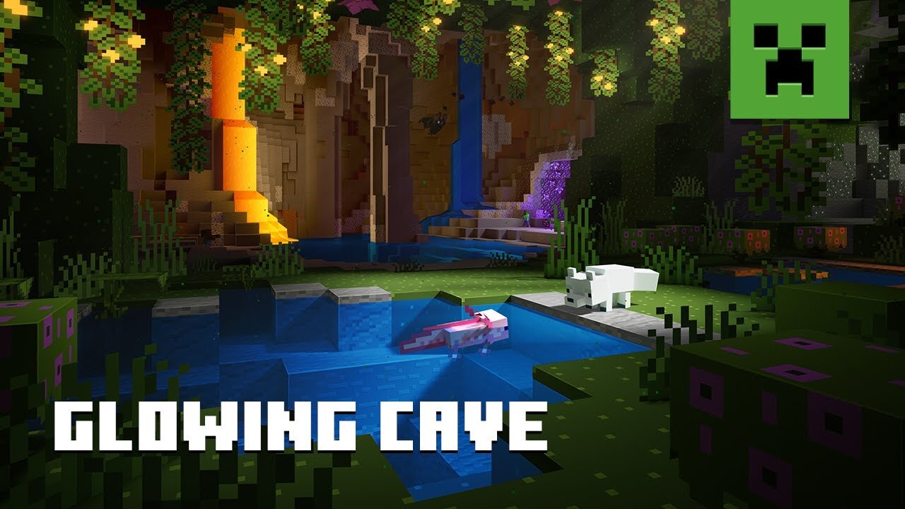 Soothing Minecraft Glowing Caves