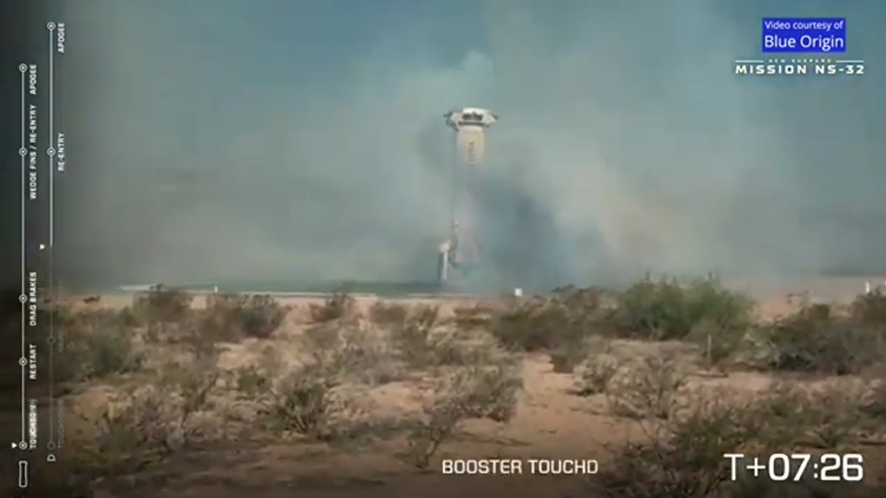 Blue Origin Launches 6 People To Suborbit In NS-32 Mission