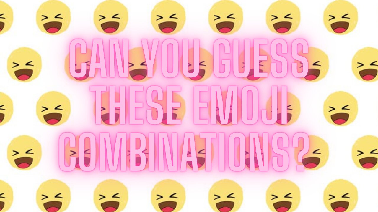 Can You Guess These EMOJI COMBINATIONS? 🤔 Fun Kids Brain Game Challenge ...