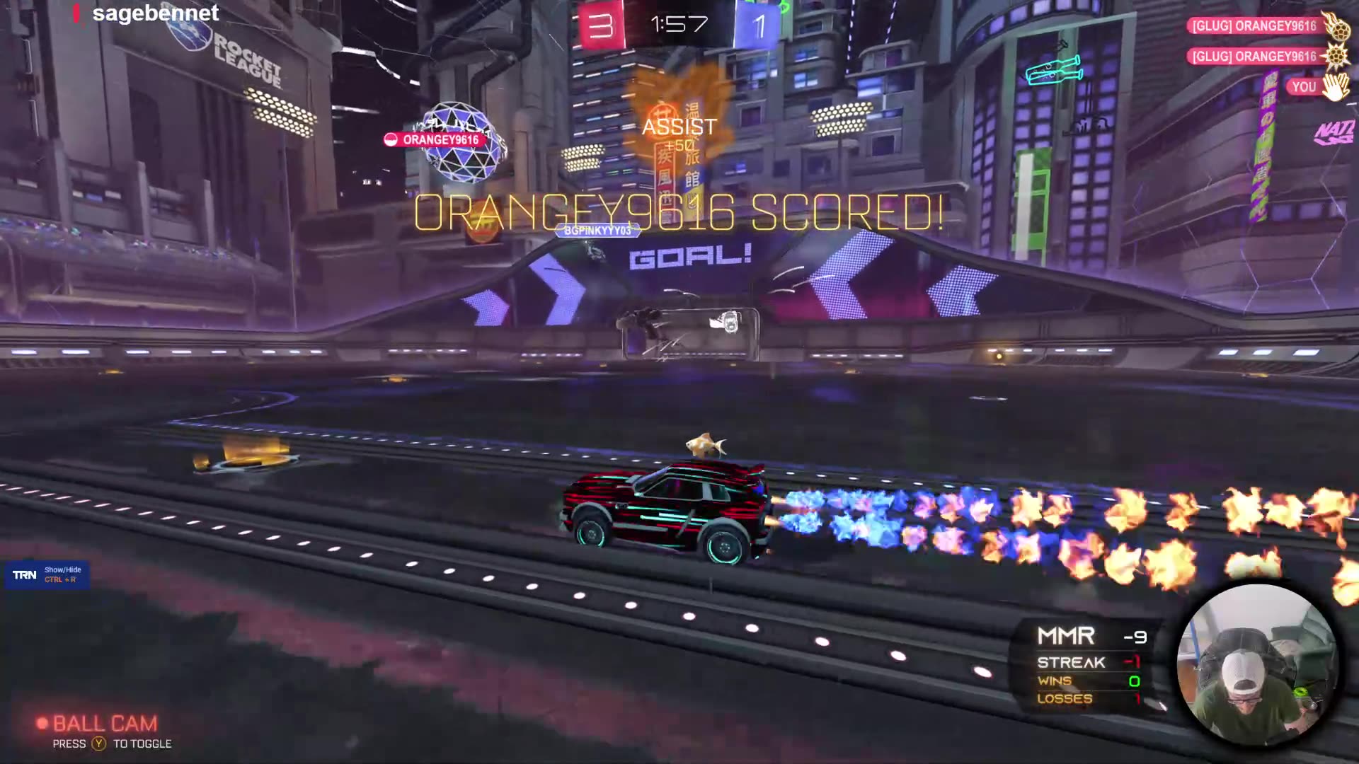 Rocket League with the Boys