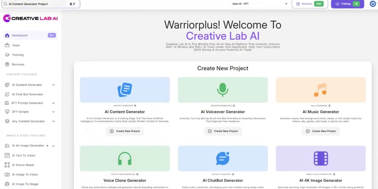 Creative Lab AI Demo 2025 🚀 | All-in-One Tool for Writing, Design ...