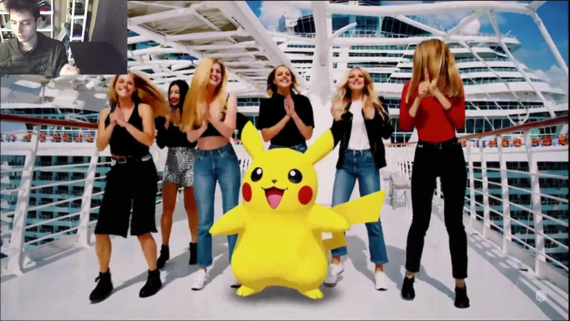 Outtake #1,242 Of Pikachu The Pokemon Dancing With Women On A Cruise ...