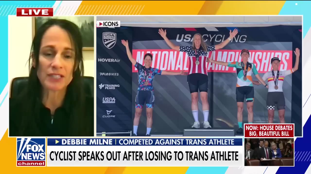 USA cyclist Debbie Milne BLINDSIDED after trans athlete secures victory
