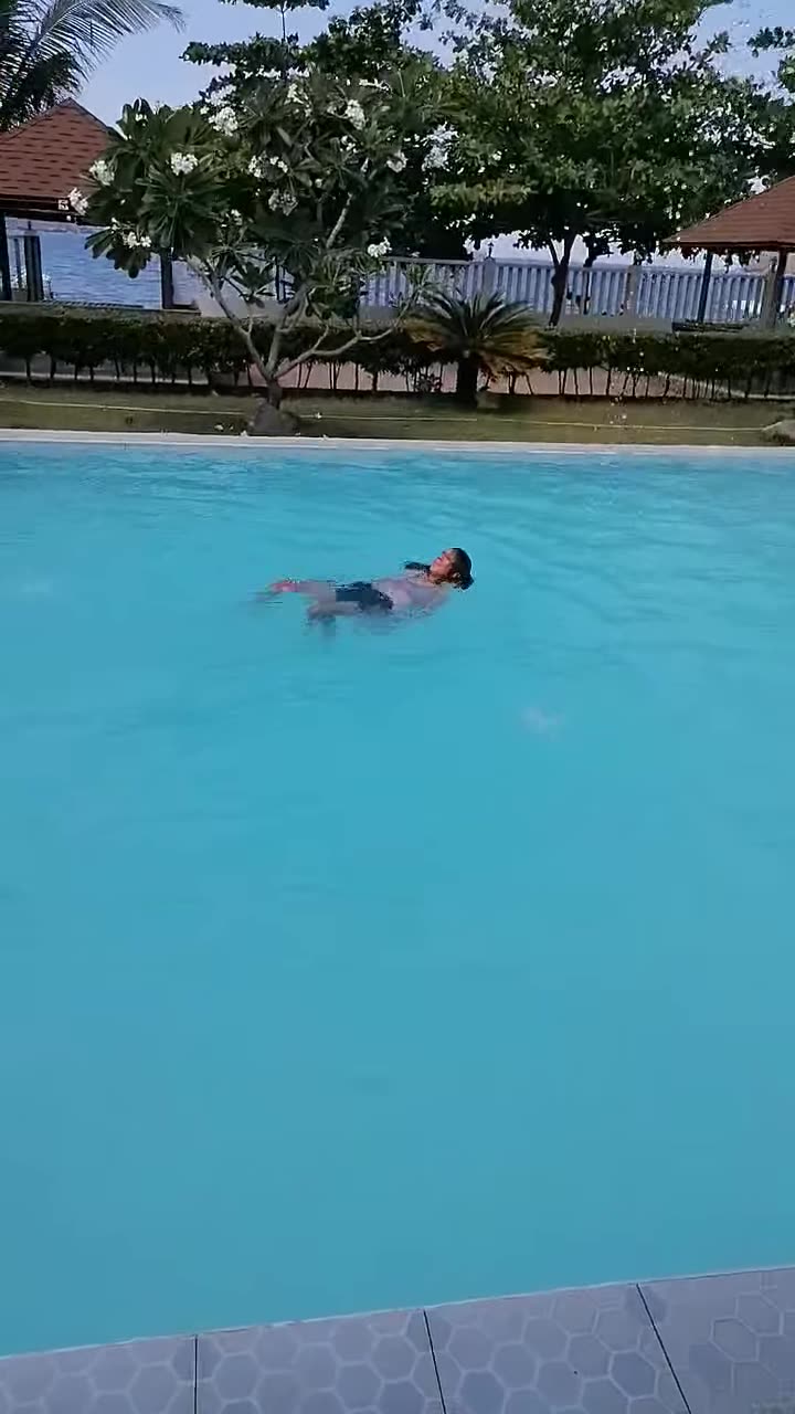 Swimming in the pool at RSAM Beach Resort