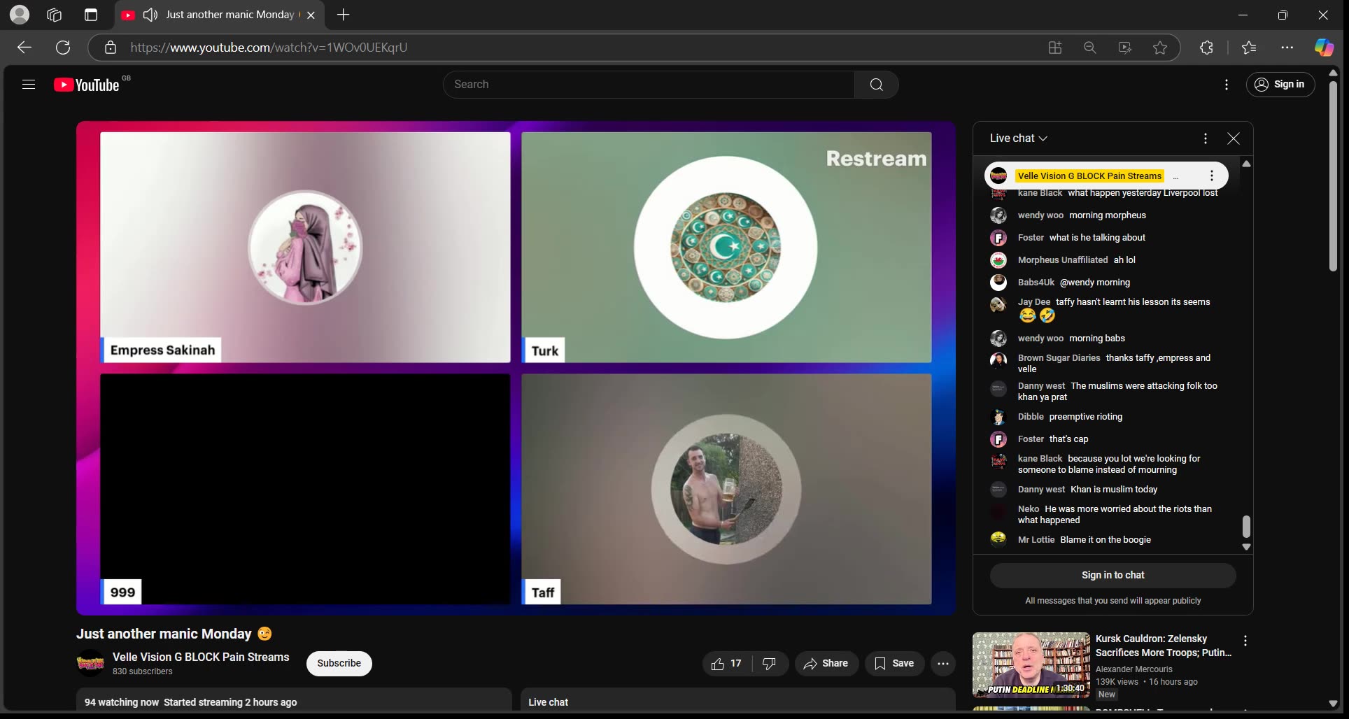 VelleVision (Clayon Millwood) 9's baby cry recording 17-3-25