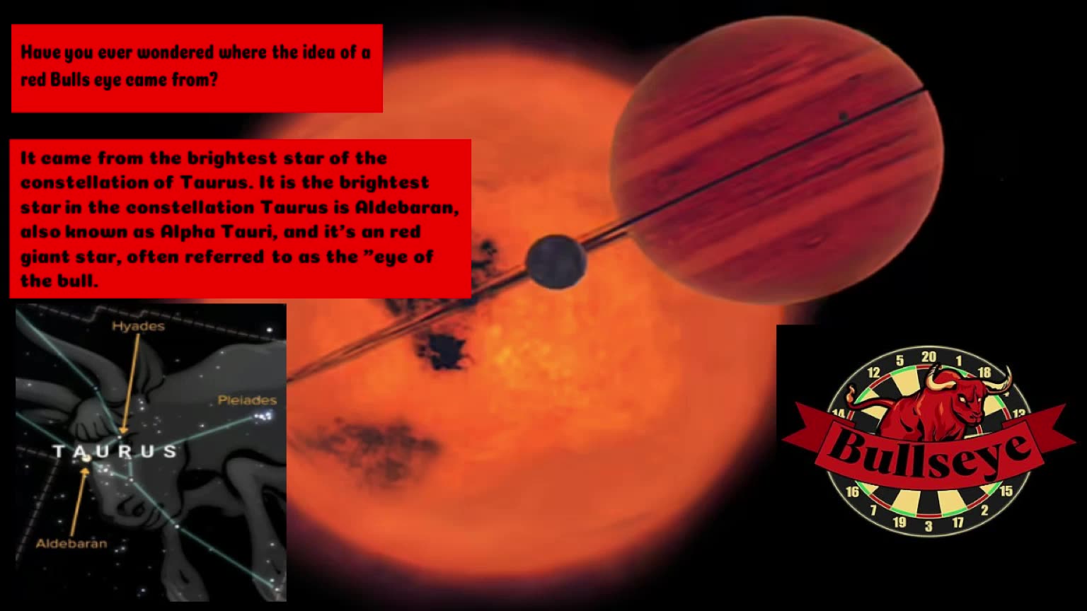 The red Bulls eye of Taurus