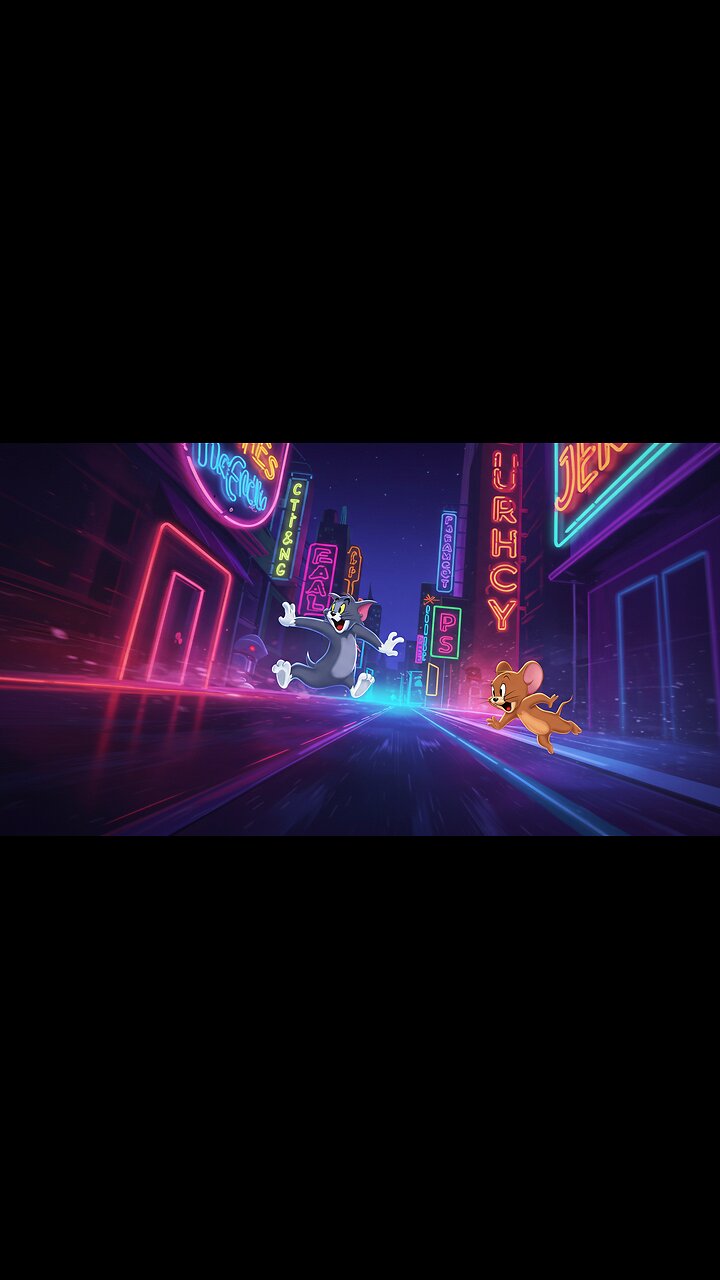 Epic Tom & Jerry Chase | Vibrant Animated Action Sequence