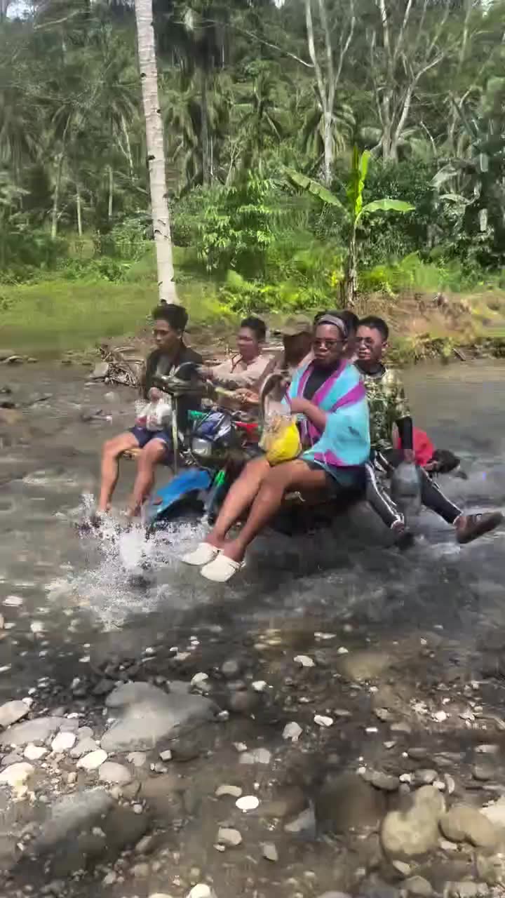 "Unbelievable! So Many People on One Bike Over a River! 🤯🚲👨‍👩‍👧‍👦🌉"#shorts