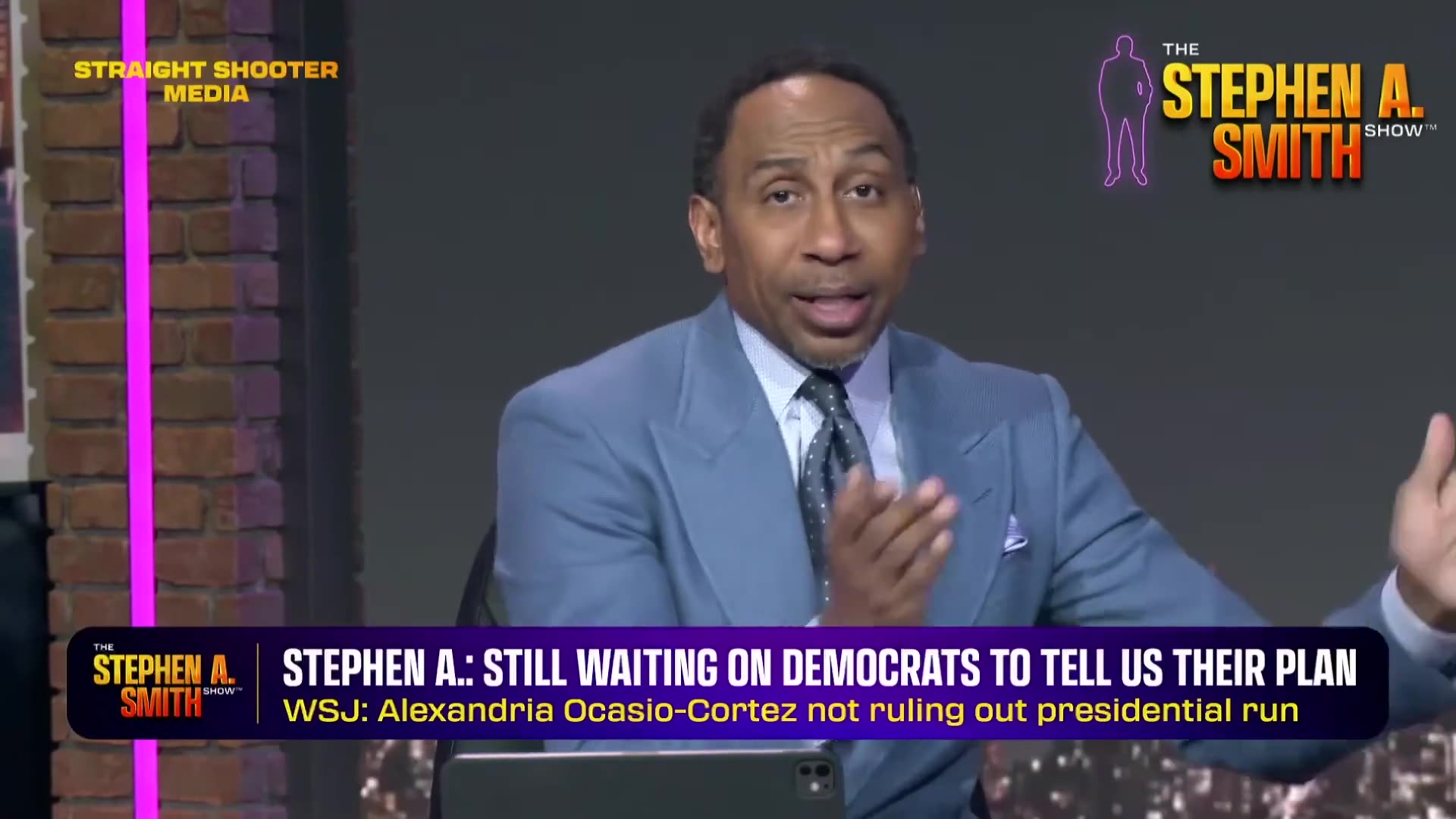 Stephen A. Smith Blasts Jasmine Crockett For Opposing Trump On 'Everything'