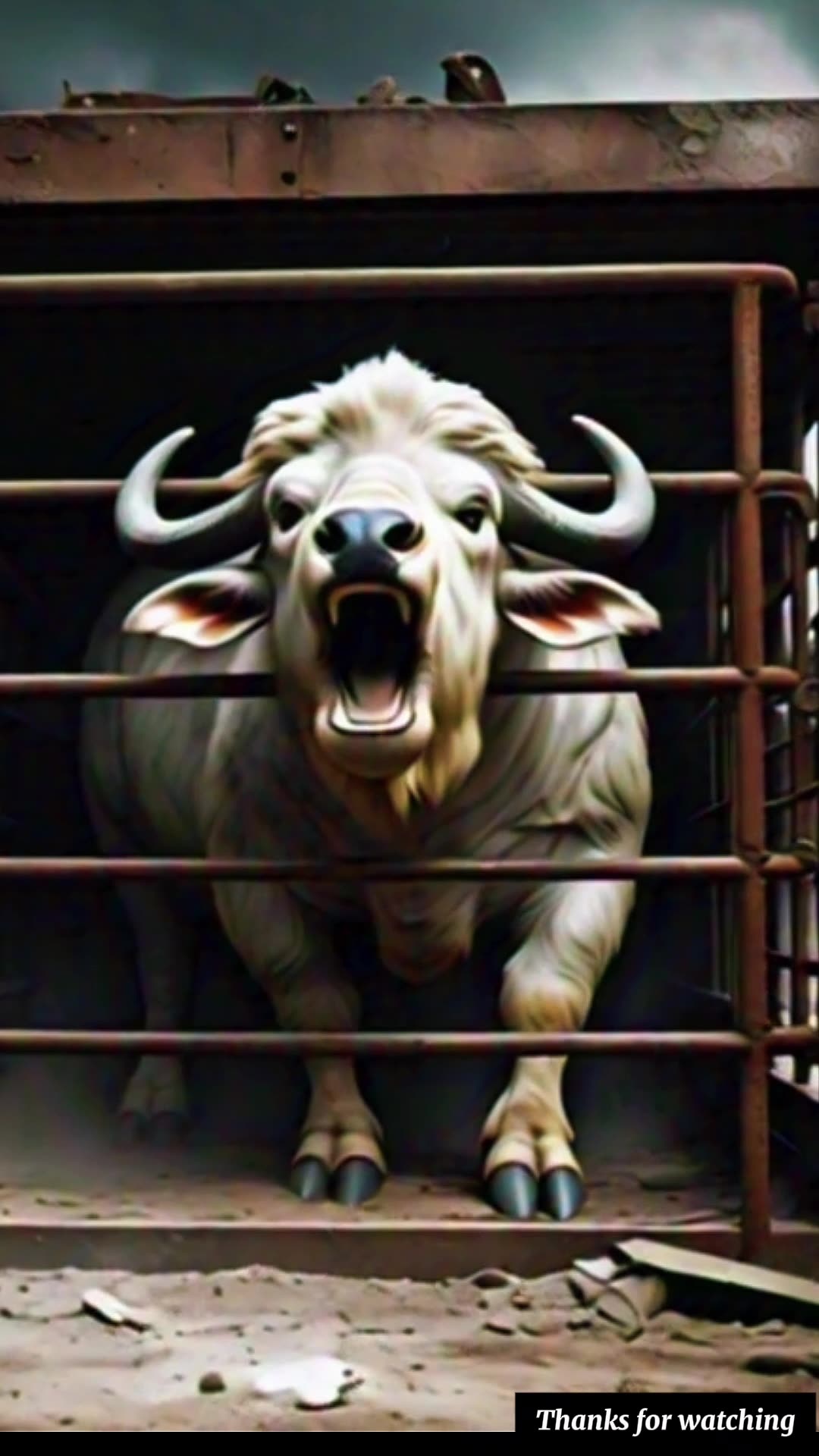 "The Crying Buffalo: Why Everyone Ran Away in the Village!" #Ai #Buffalo #farmer