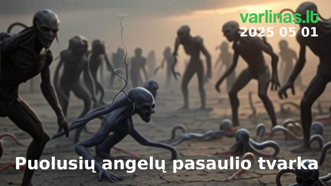 Varlinas tiesiogiai - 2025 05 01 - Puolusių angelų pasaulio tvarka