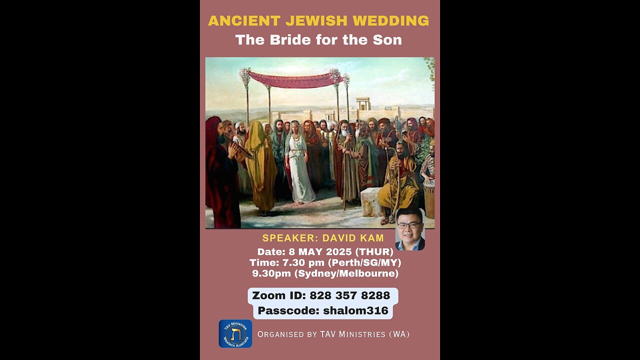 Ancient Jewish Wedding - the Bride for His Son.