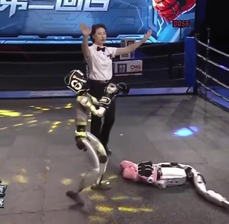 China launches the world’s first ever humanoid robot boxing fight.