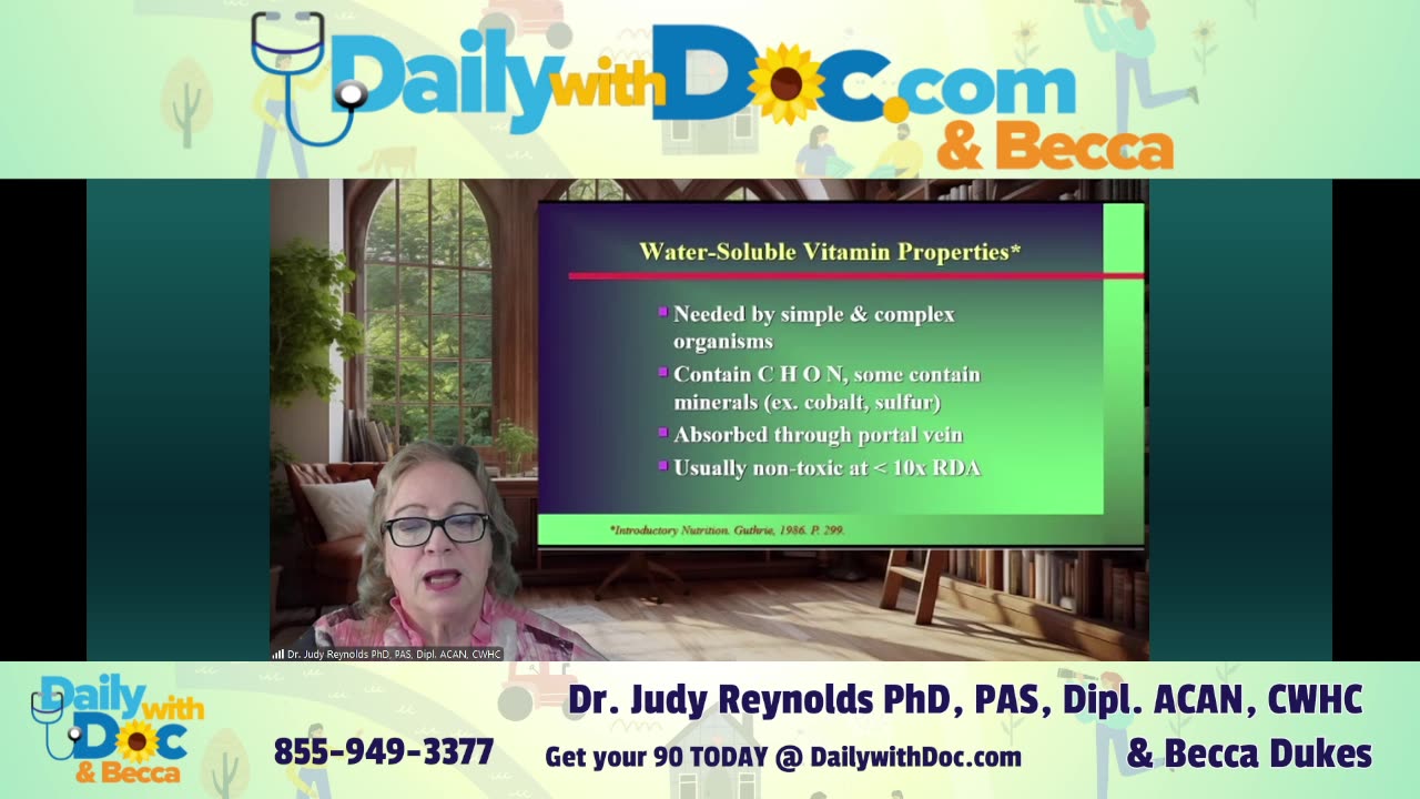 Dr. Judy: The Vitamin Drain: What’s Zapping Thiamine, Niacin Your ...