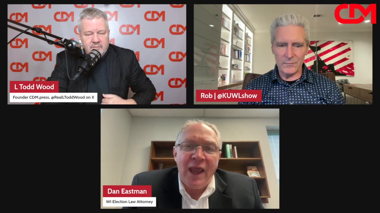CDM CLIPS - Dan Eastman - Wisconsin Election Criminality
