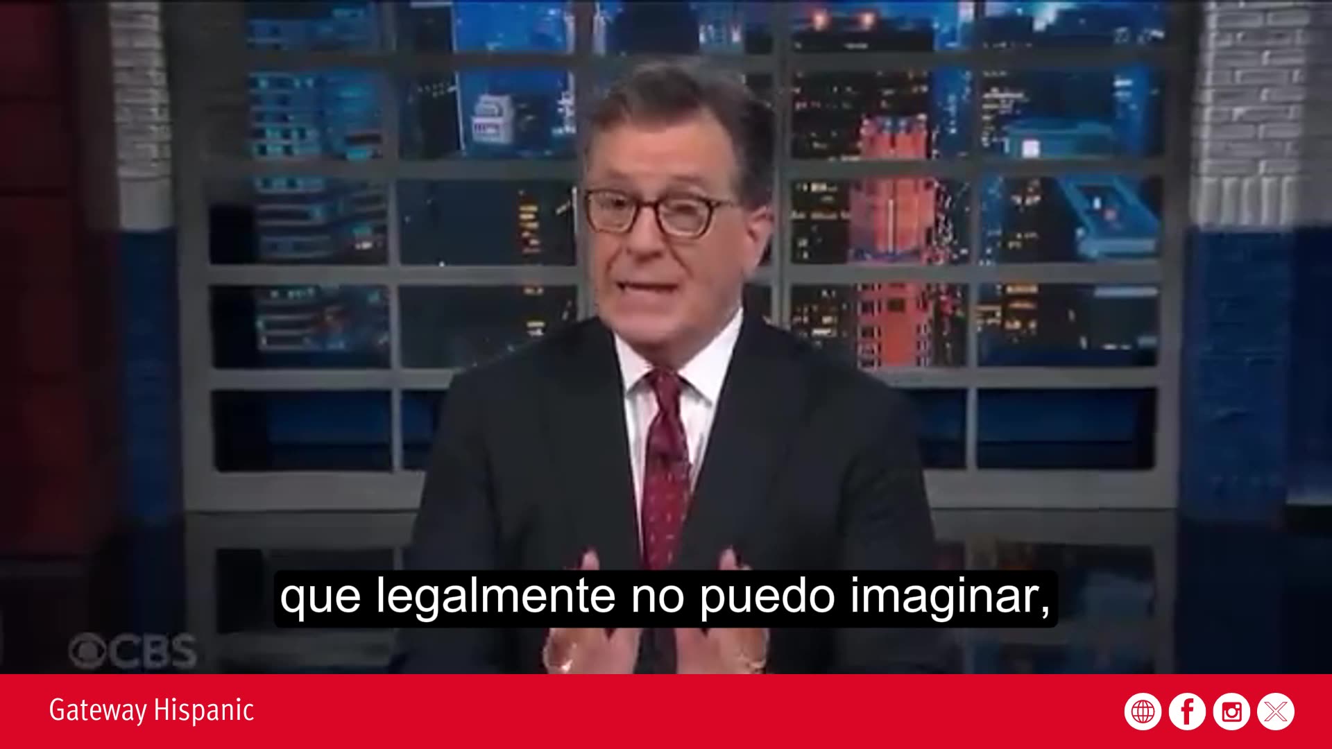 Stephen Colberts opening monologue about Epstein files